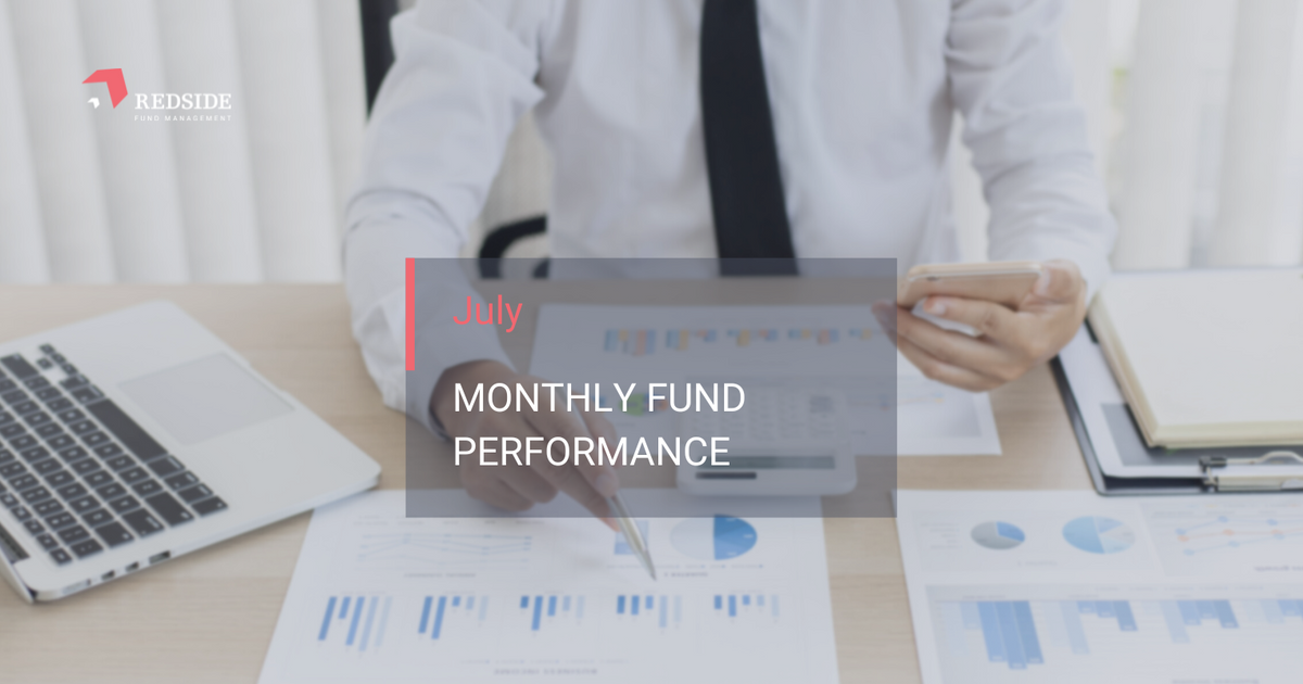 Performance of REDSIDE funds in July 2022 | Redside