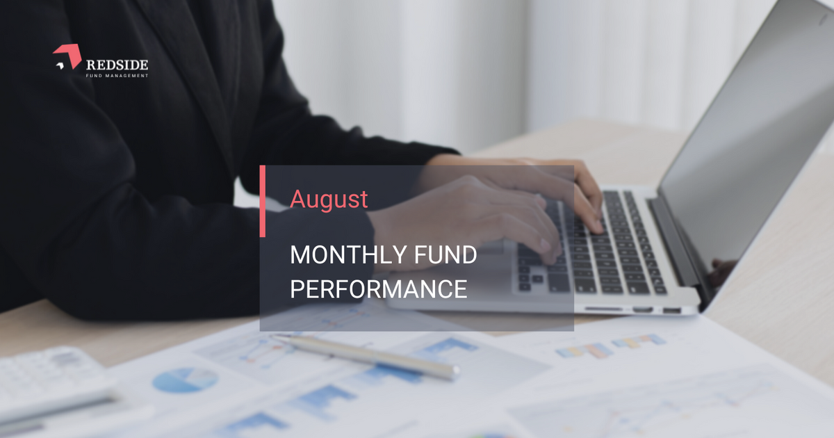 Performance of REDSIDE funds in August 2022 | Redside